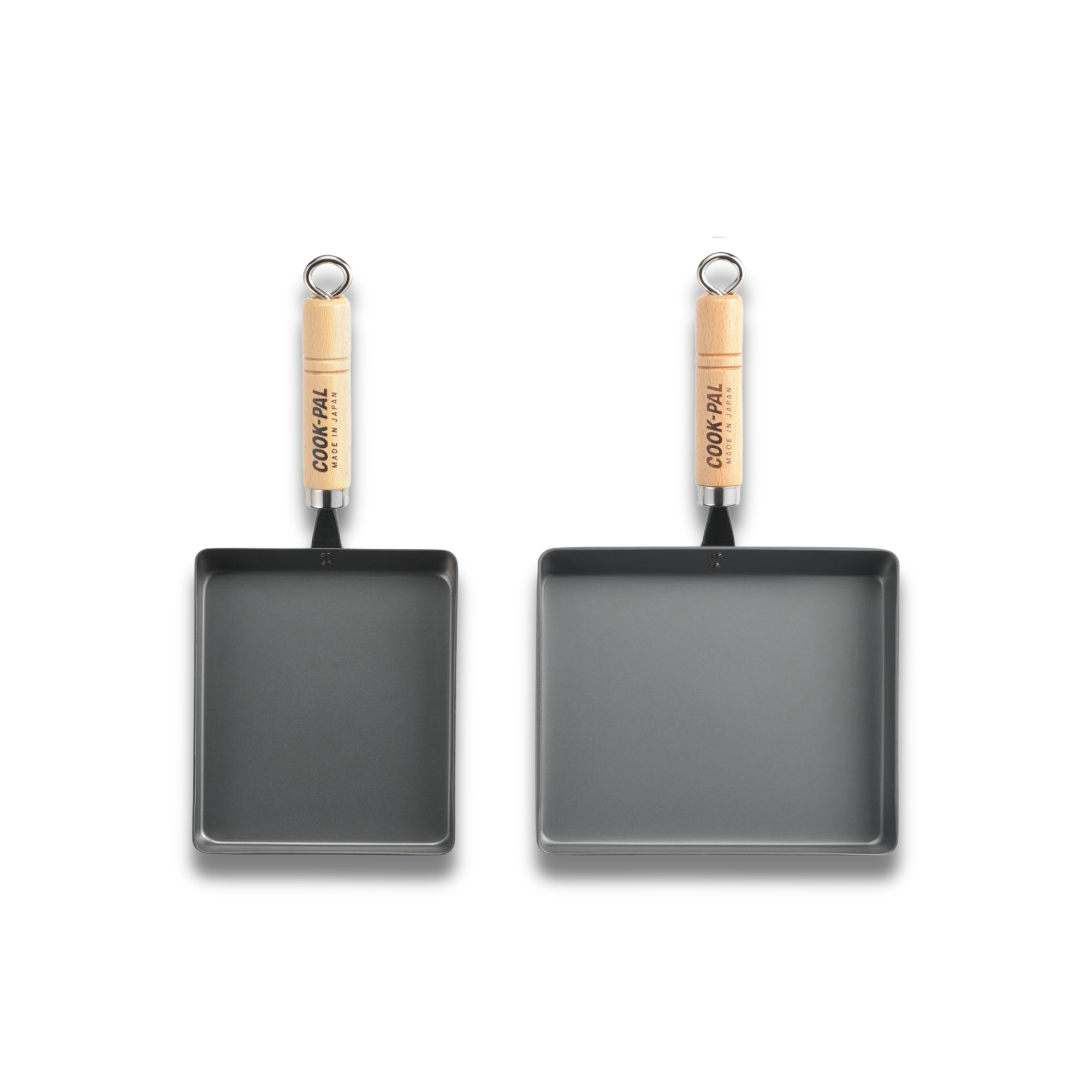 Yoshikawa Cook-Pal Ren Rolled Omelette Pan Set – Medium & Large | Made