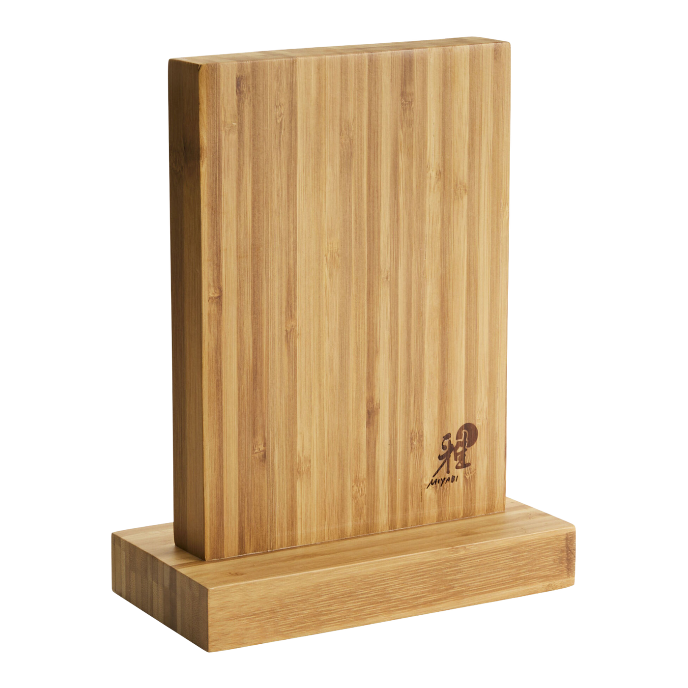 MIYABI Magnetic Bamboo Knife Block – Empty, Hygienic Storage