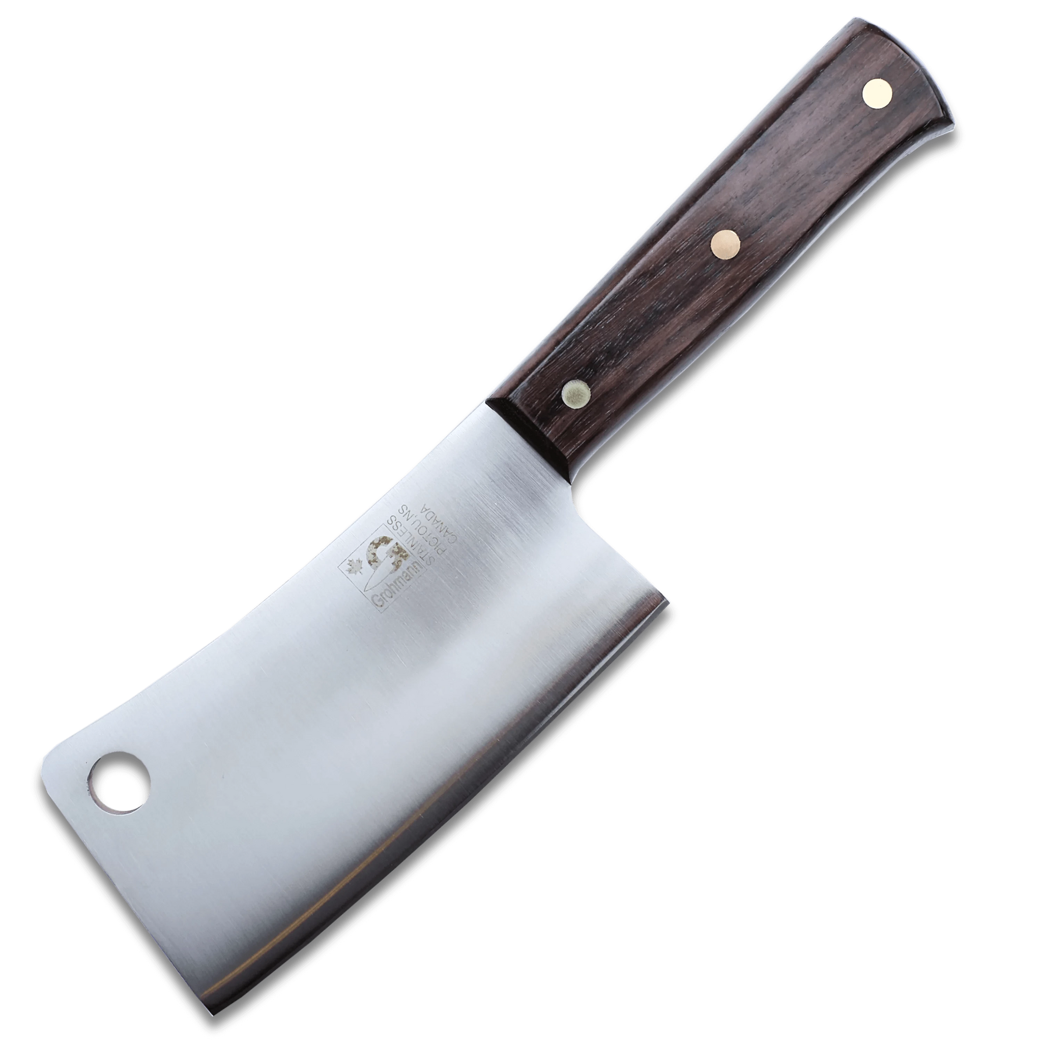 6 inch Full Tang Chef's Cleaver - Grohmann Knives