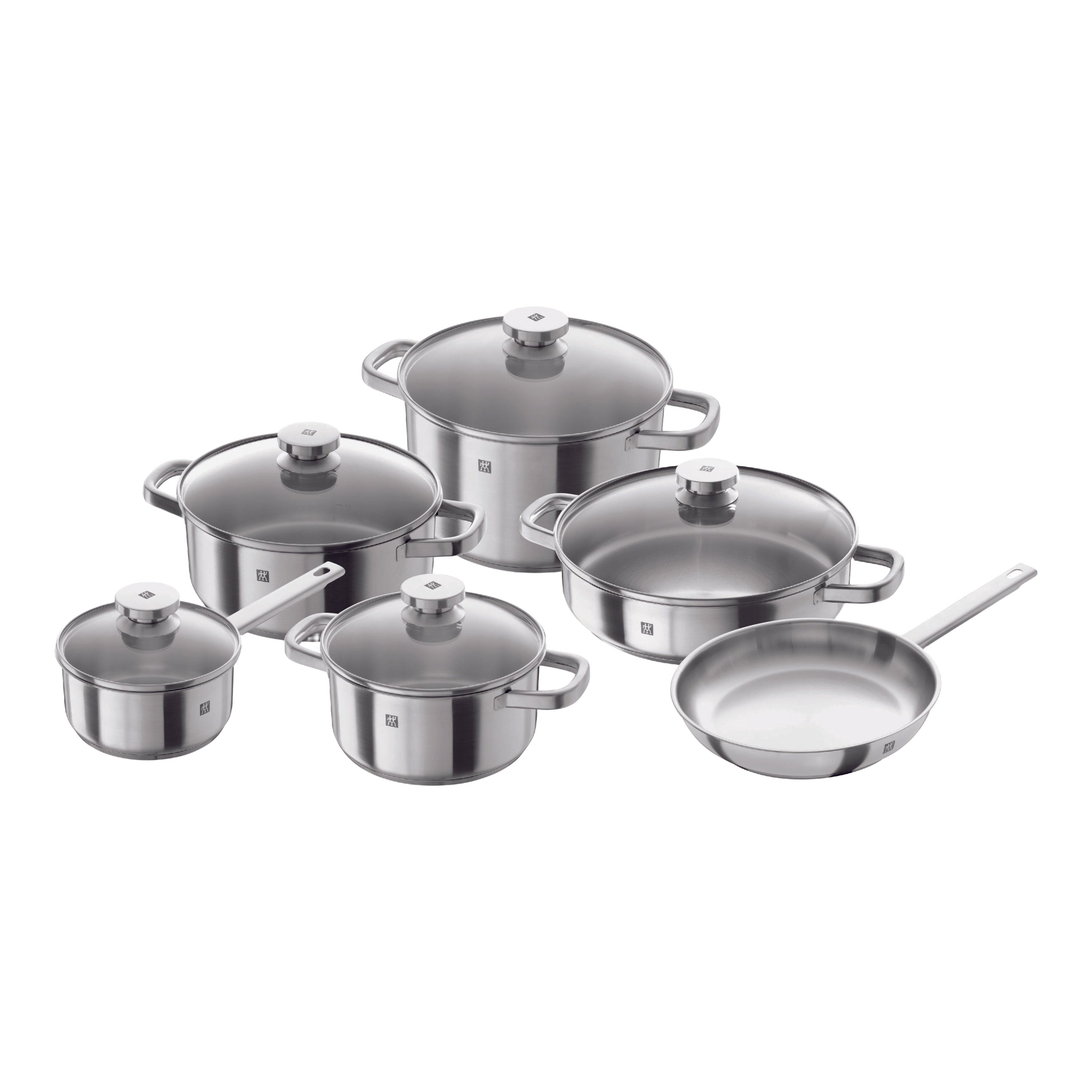 ZWILLING Joy Cookware Set, 11 Piece 18/10 Stainless Steel