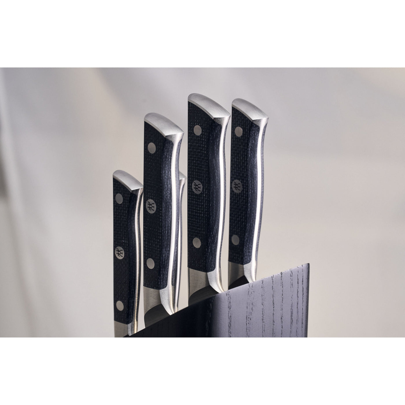 ZWILLING Spectrum German-Made 6-Piece Sharp Knife Block Set Black