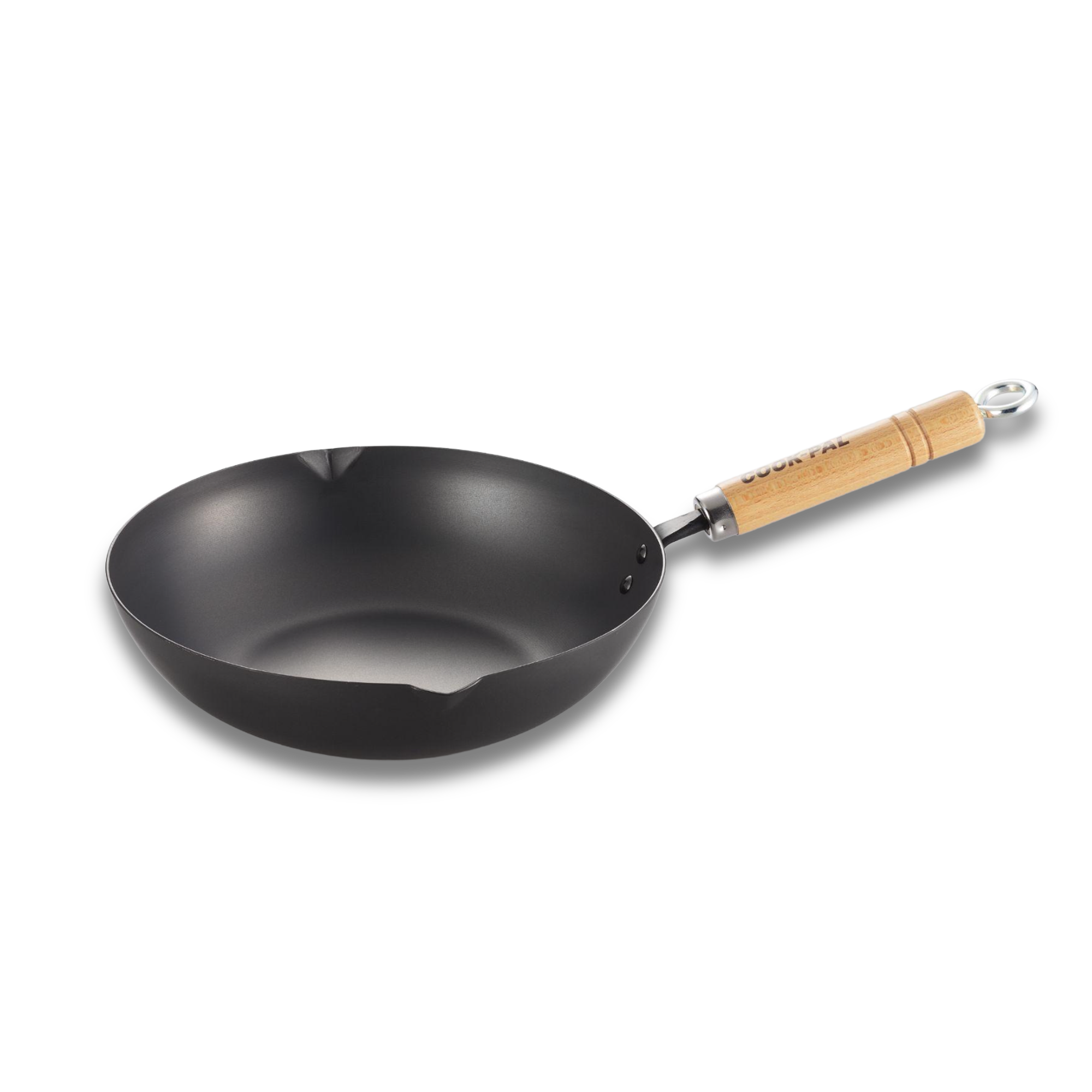 Yoshikawa Cook-Pal Ren Deep Frying Pan 28cm– Nitrided Carbon Steel, Ma