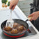 Yoshikawa Cook-Pal Ren Deep Frying Pan 28cm– Nitrided Carbon Steel, Ma