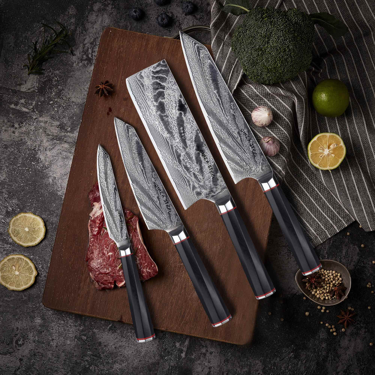 Ginza KC Series Superb Japanese Knives for the Perfect Cut
