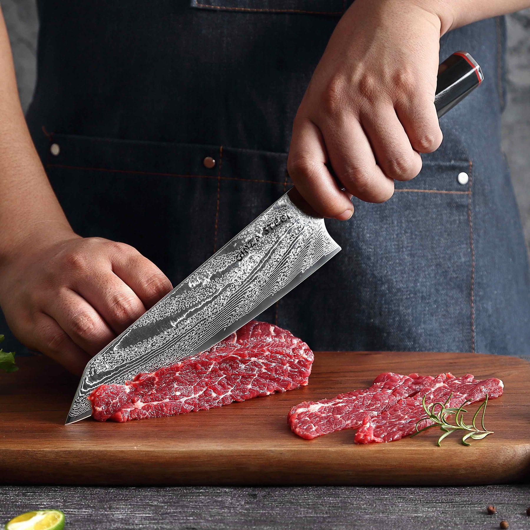 KATANA 20 | Pro Chef 8-inch VG10 Damascus Knife